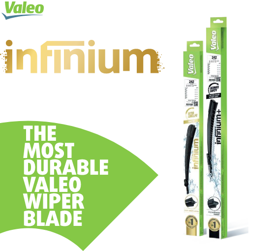 Valeo Infinium™ - The most durable Valeo wiper blade