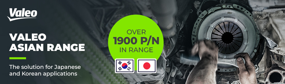 Valeo is extending its Aftermarket range for Asian Car Makers