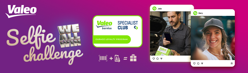 Valeo Specialist Club : Take Part in the Selfie Challenge – Rewards for All