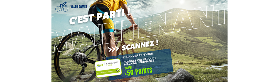Specialist Club : +50 points sur les produits machine tournante | Valeo Service